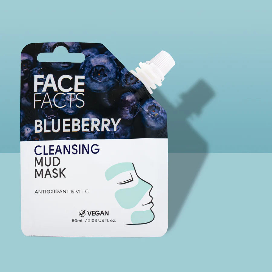 Face Facts Blueberry Cleansing Mud Mask - 60ml | Allofbeauty
